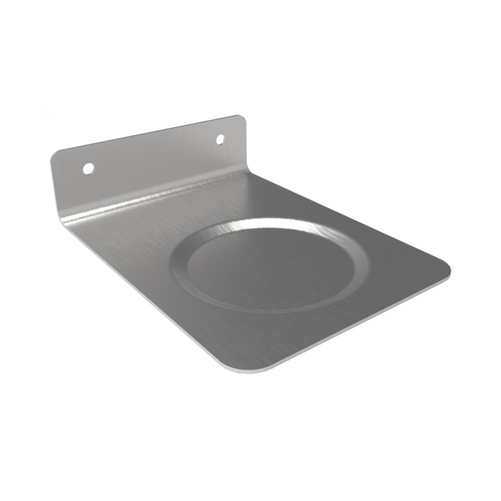 Tropfschale kurz, Edelstahl gebürstet | hygolet.ch